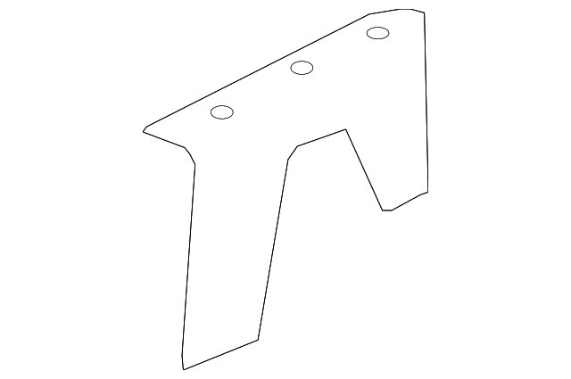 20761353 GM Driver Side Body Side Hood Hinge Reinforcement | GM Parts Store