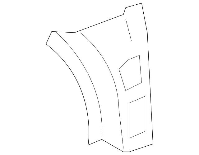 2007-2017 GM Passenger Side Body Hinge Pillar Inner Panel 25965640 GM ...