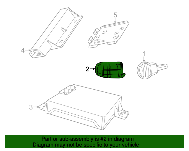 2011-2018 Dodge Battery Tray & Cables - Strap, Ground 5026676AH ...
