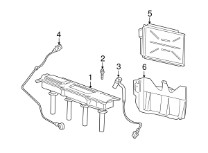 1990-2007 GM Engine Crankshaft Position Sensor 12567712 GM ...