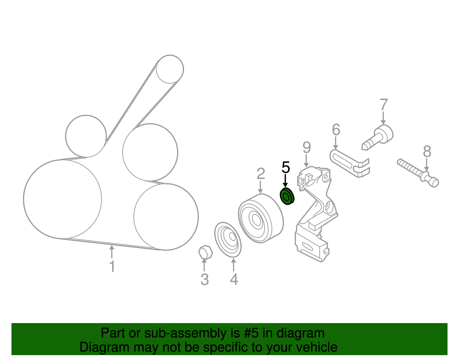 2012-2019 Nissan Idler Pulley Collar 11932-1HC0A | Kline Nissan