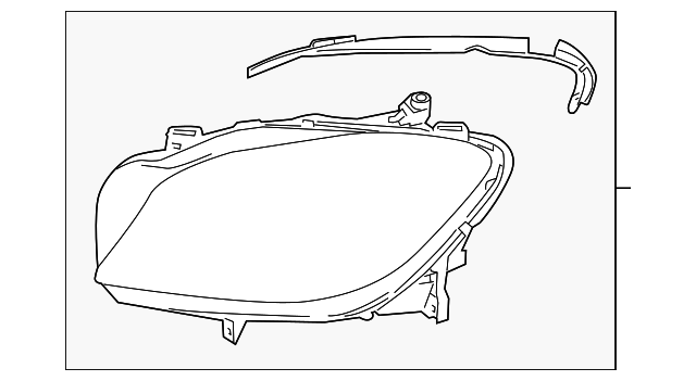 2012-2019 Mercedes-Benz Composite Headlamp - Right - LED 166-906-66-03 ...