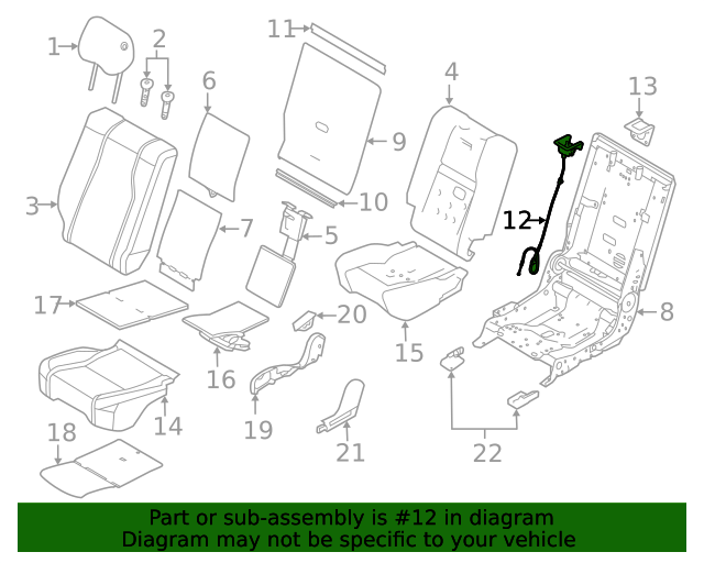 Genuine OEM Latch Part# LR068028 Fits 2015-2022 Land Rover Range Rover ...