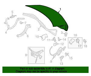222-750-00-75 - Trunk Lid 2014-2020 Mercedes-Benz | Mercedes-Benz USA Parts