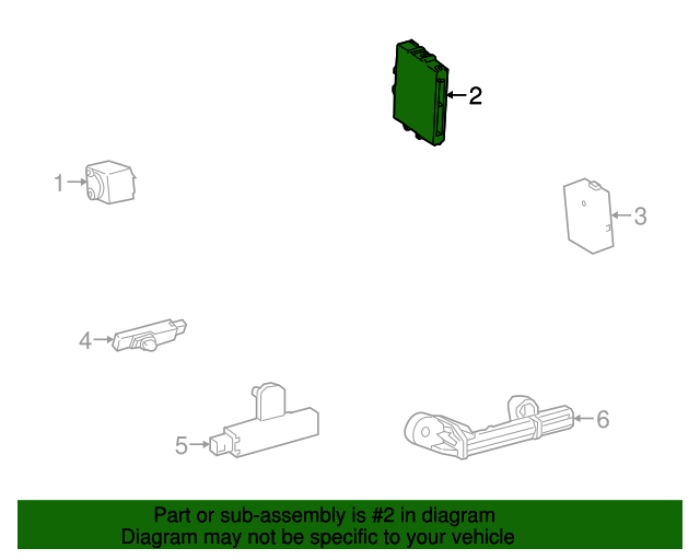 2016-2019 Lexus RX350 Control Module 89990-0E130 | OEM Parts Online