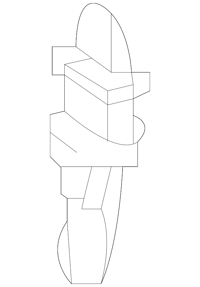 63451-0R080 - Roof Luggage Carrier Side Rail Clip 2019-2024 Toyota ...