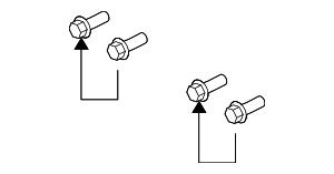 2008-2017 GM Front End Panel Module Carrier Bolt 92139083 GM ...