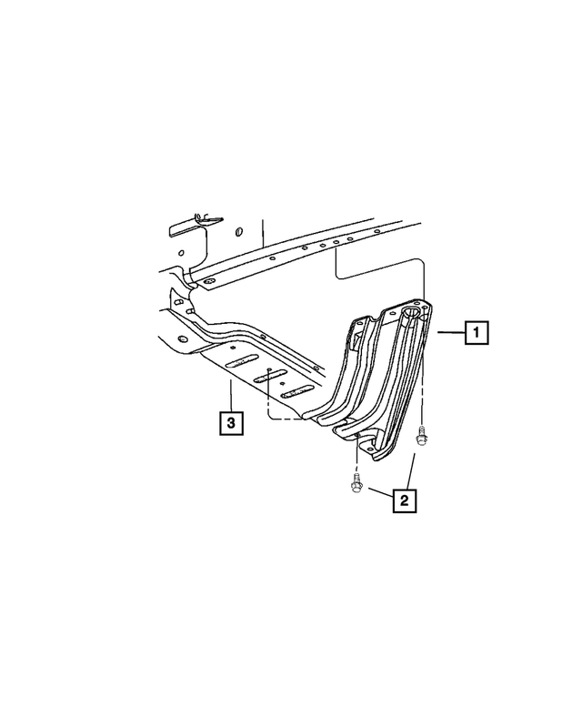 MOPAR GENUINE TRANSFER CASE SHIELD - 52121599AA - 52121599AA | Mopar ...