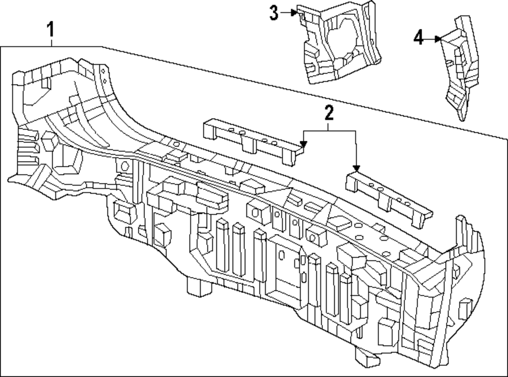 66100-3A0-305ZZ - 2023-2025 Honda CR-V - Rear Body Panel | Honda Car ...