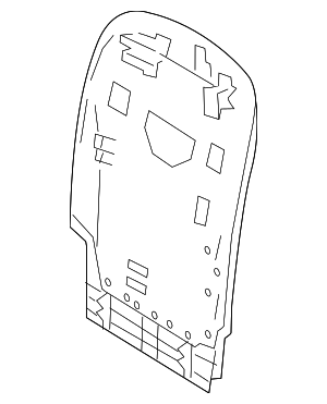 000-910-34-09-9051 - Seat Back Panel 2016-2022 Mercedes-Benz Metris ...