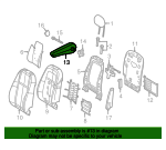 447-970-29-00-9D88 - Armrest 2016-2020 Mercedes-Benz Metris | Mercedes ...