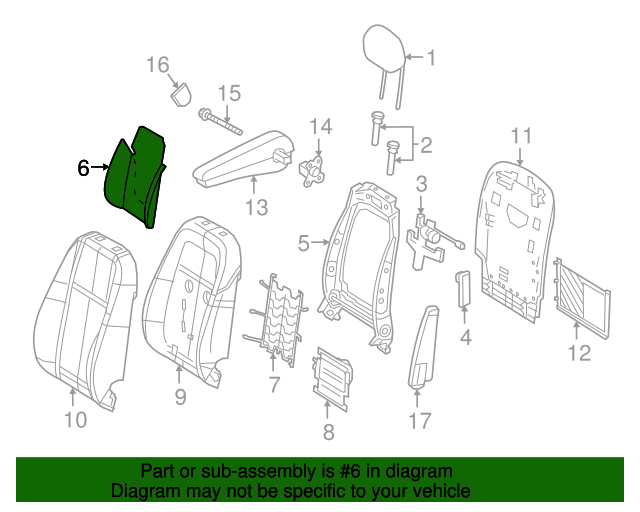 447-906-10-00-64 - Seat Back Heater Mercedes-Benz USA Parts