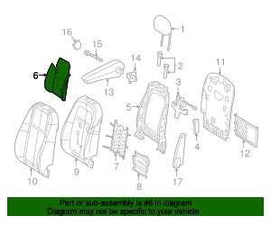 447-906-10-00-64 - Seat Back Heater Mercedes-Benz USA Parts