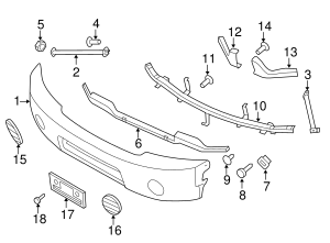 2004-2012 Nissan Titan Bumper Cover 62022-7S020 | TascaParts.com