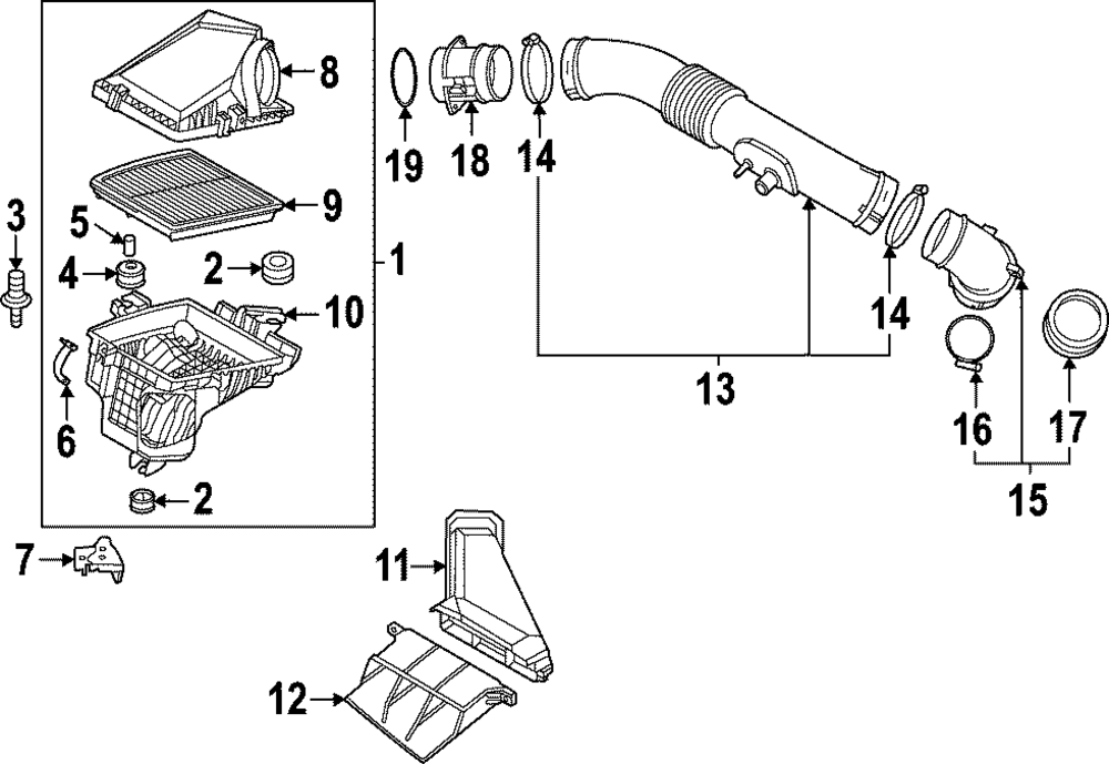 28113-P0400 - Air Filter 2023-2025 Kia Sportage | Kia.Parts Store