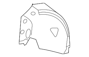 211-690-13-30 - Wheelhouse Liner 2003-2009 Mercedes-Benz | Mercedes ...