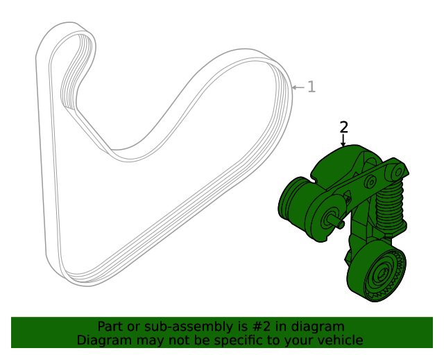 25280-2M810 - Belt Tensioner 2021-2023 Kia K5 | Kia.Parts Store
