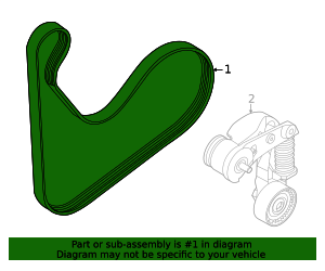 25212-2M000 - Serpentine Belt 2020-2025 Kia | Kia.Parts Store