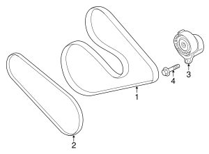 2011-2024 Ford Serpentine Belt BL3Z-8620-C | Dutro Nissan Parts