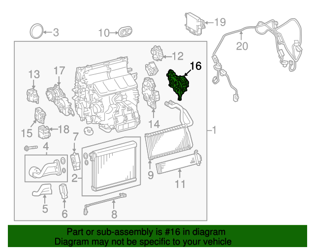 2013-2020 Lexus Servo 87106-30580 | OEM Parts Online