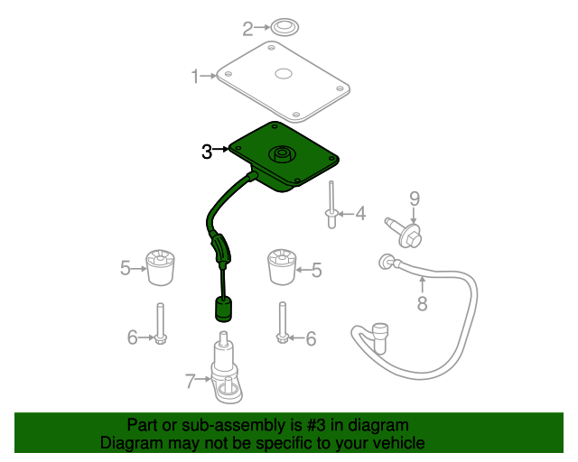 2014-2023 Ford Transit Connect Spare Carrier dv6z1k353b | Ford ...