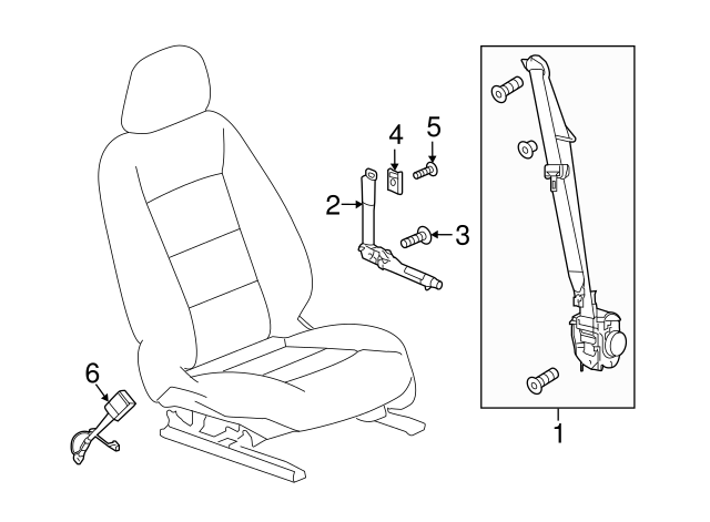 2018-2020 GM OEM NEW 2018-20 GM Chevrolet GMC Driver Seat Belt ...