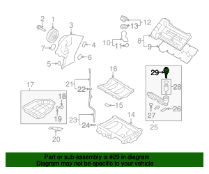 26350-3C300 - Filter Cover 2009 Kia Borrego | Kia.Parts Store