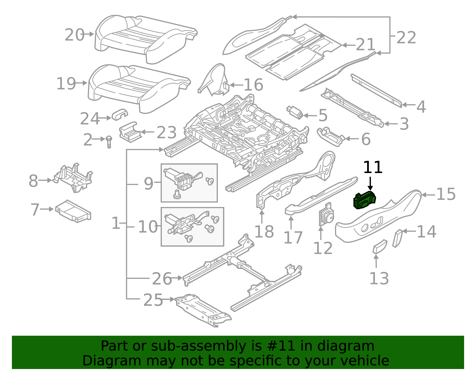 2019-2025 Audi Switch 4N0-959-748-F | Audi OEM Parts Online