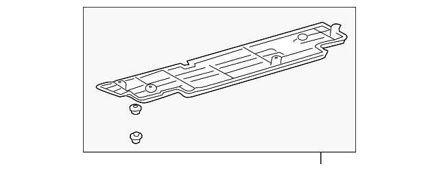 2004-2009 Toyota Prius Under Cover 58166-47010 | Toyota San Diego Parts