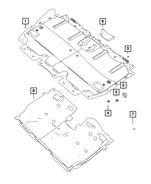 Carpets, Floor Mats, Load Floor, and Silencers for 2023 Chrysler ...