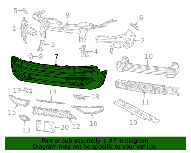 2020 Jeep Cherokee Lower Cover 68449689AA | TascaParts.com
