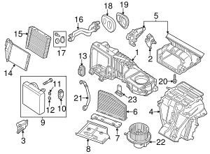 2012-2022 Volkswagen Heater Core 561-819-031-C | OEM Parts Online