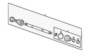 Hyundai - 49508-38F00 - Axle Assembly - 1999-2005 Hyundai Sonata | OEM ...