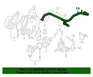 OEM 2002-2005 Honda Civic By-Pass Pipe 19510-PRB-A00 | Honda Automotive ...