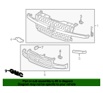2003-2006 GM Front Grille Bowtie Logo 12335769 | TascaParts.com