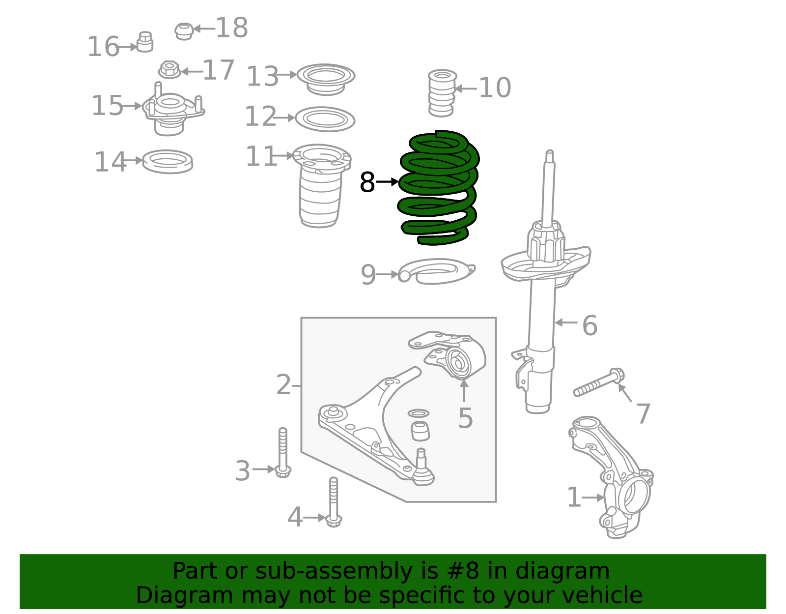 52446-T90-A02 - 2023-2025 Honda - Coil Spring | Genuine Honda Parts