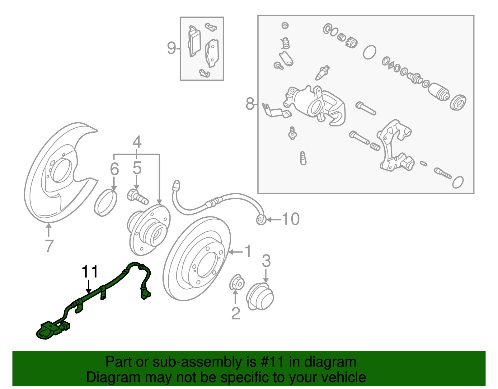 2000-2001 Nissan Maxima Speed Sensor 47901-2Y000 | Nissan Parts Central