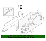 2006-2024 Subaru Insulator Clip 96050KA140 | Subaru Parts Store