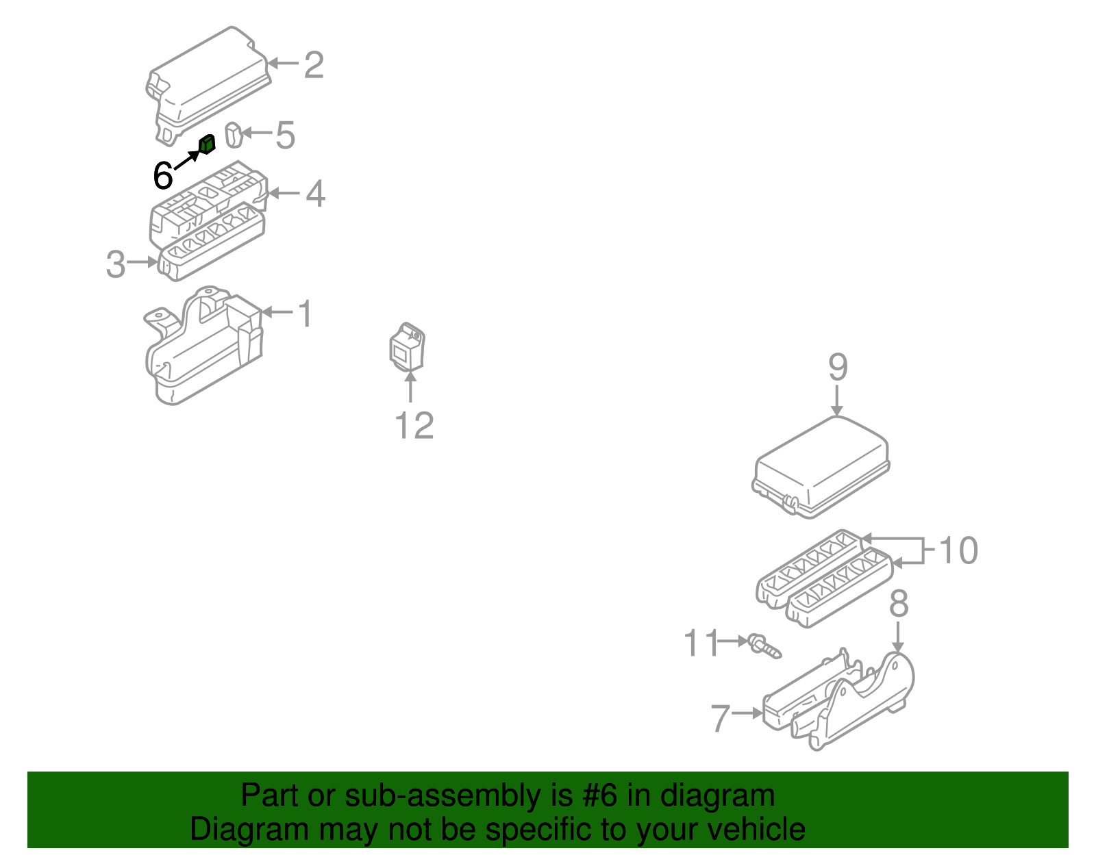 1996-2009 Nissan Accessory Power Relay 24370-0B010 | Ziegler Nissan of ...