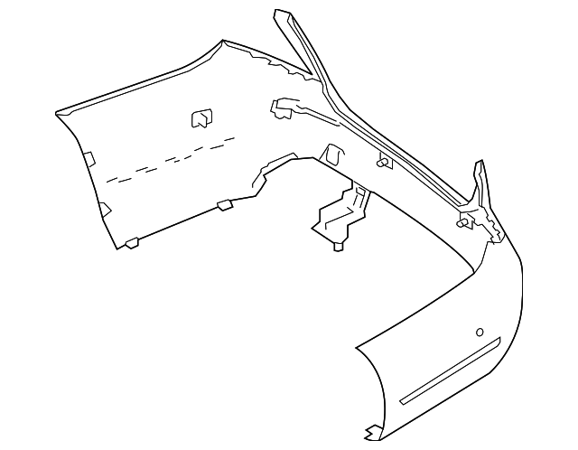 213-885-06-01-64-9999 - Exchange Trim, Bumper Mercedes-Benz USA Parts