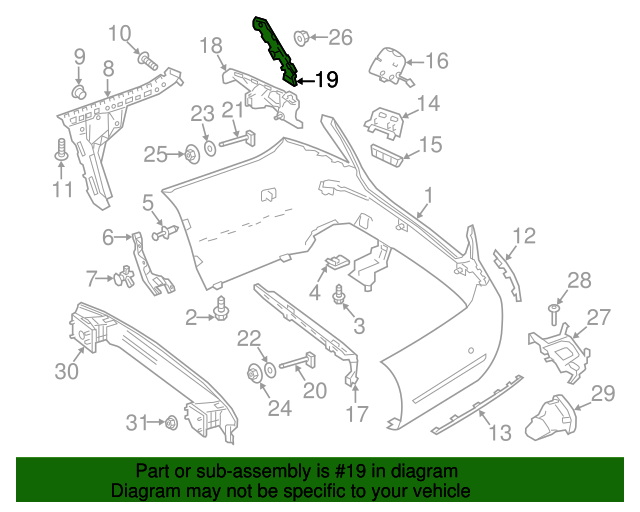 2017-2020 Mercedes-Benz Energy Absorber 213-885-03-65 | MB OEM Parts