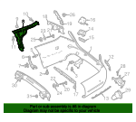 2017-2020 Mercedes-Benz Side Retainer 213-885-01-63 | Your Mercedes Parts