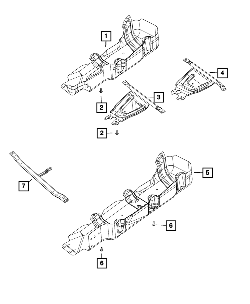 68083042AA - Transmission Skid Plate 2007-2018 Jeep | Mopar Wholesale Store