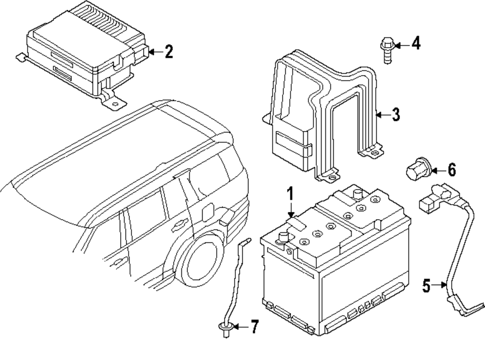 2024-2025 Hyundai Santa Fe Battery Current Sensor 37180-HB000 | QuirkParts