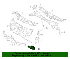 41-00-7-360-136 - Floor Side Rail Reinforcement 2016-2024 BMW ...