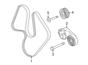 2016-2021 Mopar Serpentine Belt 5281374AA | TascaParts.com