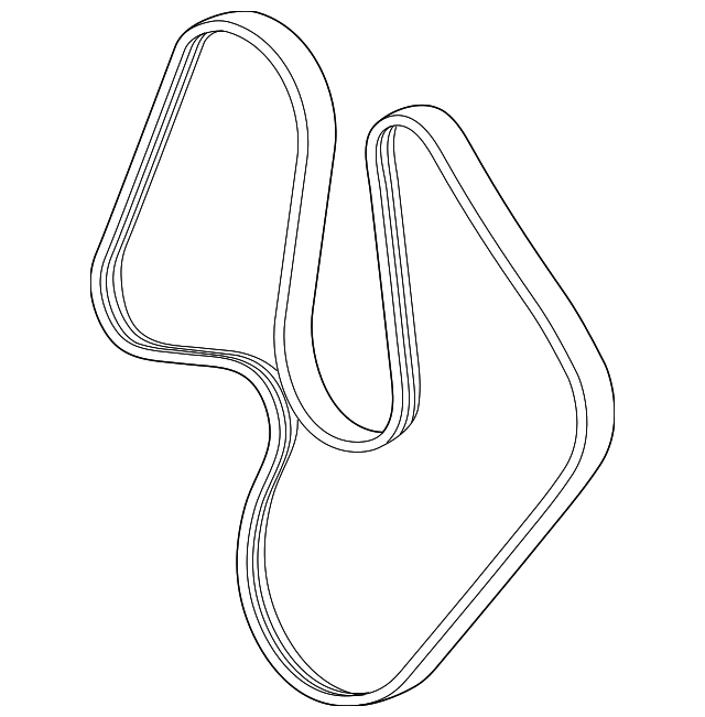 2011-2015 Mopar Serpentine Belt 5184647AB | TascaParts.com