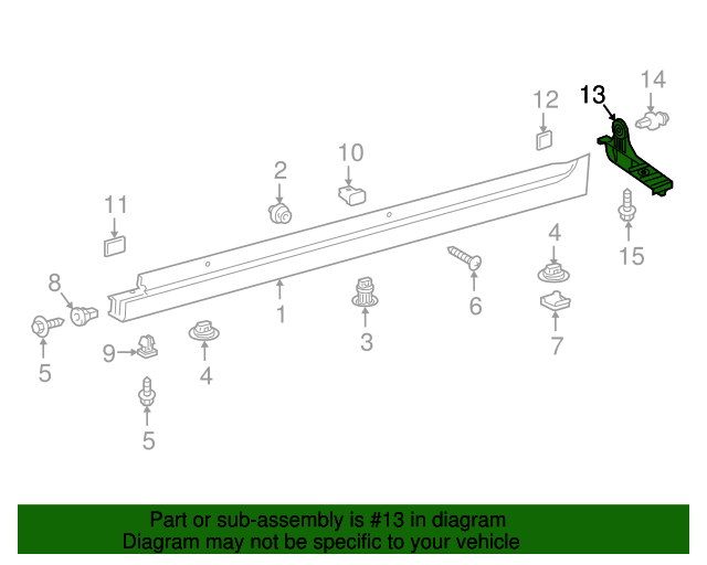 75862-06120 - Air Deflector 2018-2023 Toyota | Longo Toyota Parts