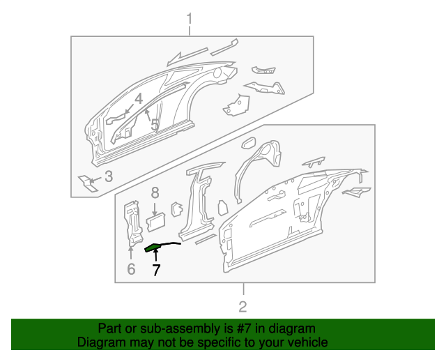 2006-2009 Pontiac G6 Baffle 15140151 | GMPartsDirect.com