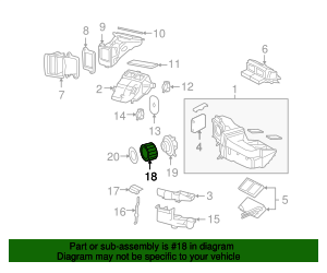 1997-2017 Ford HVAC Blower Motor Wheel 2C3Z-19834-AA | OEM Parts Online